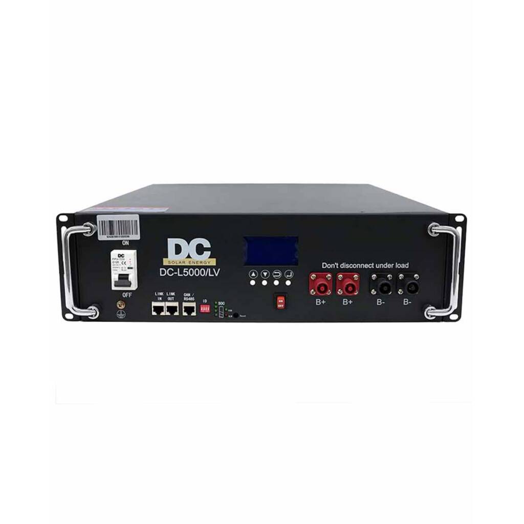 Batería Litio para Placas Solares DC Solar 48V DC-5000/LV – DC Solar Energy